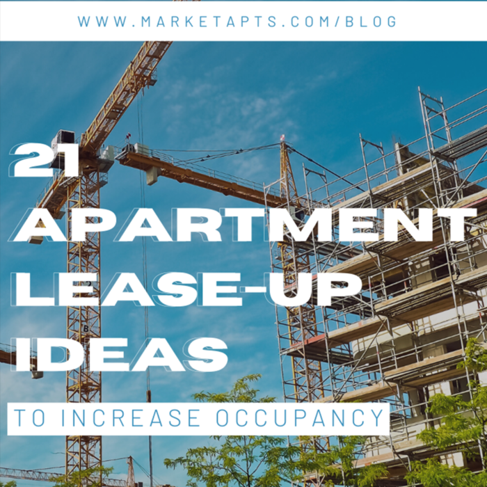 21 Apartment Lease-Up Marketing Ideas To Increase Occupancy | Market ...